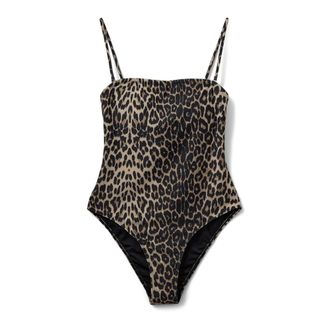 Sofie Schnoor Femme, Maillots de bain, Brun, Taille: 36 FR Maillot de Bain Imprimé Léopard