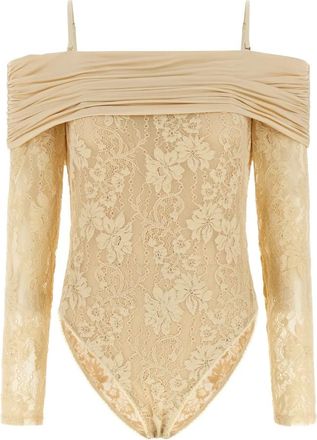 Zimmermann Femme, Tops, Beige, Taille: 38 FR Rebellion Draped Bodysuit