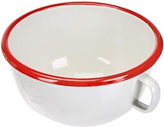 Ibili Ibili Bol con ASA Bordeaux 14 CM, Edelstahl, Weiß/Rot, 20 x 14 x 14 cm