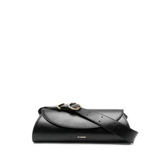 Jil Sander Femme, Sacs, Noir, Taille: ONE Size Cannolo Small Shoulder Bag