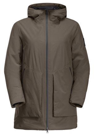 Jack Wolfskin Damen Luisenplatz JKT W Jacke, Kalter Kaffee, 48