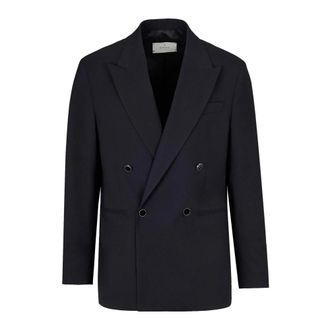 Manuel Ritz Doppelreihiger Blazer - - Suits - Herren - Schwarzk - L