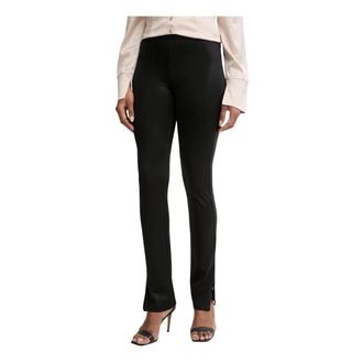 Liu Jo Leggings mit schmalem Schnitt und Schlitz am Saum - - Trousers - Damen - Schwarzk - XS
