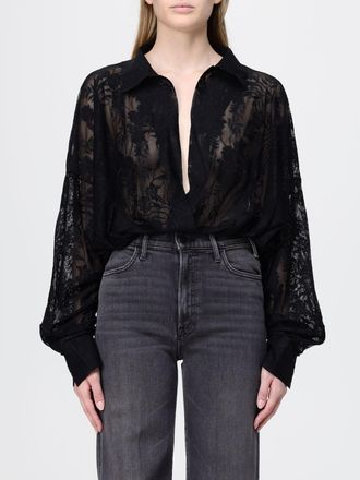 Norma Kamali Top Femme couleur Noir