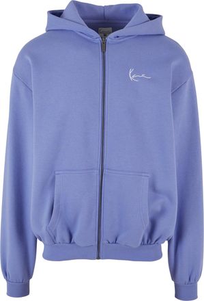 Karl Kani Herren KM-ZH011-080-11 Chest Signature Essential Zip Hoodie Lilac, M