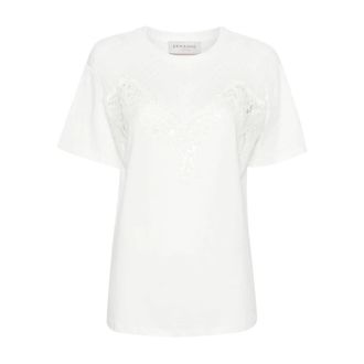 Ermanno Scervino Basic T-Shirt - - Tops - Damen - Wei&szlig; - S