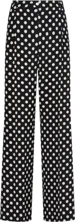 Marella Femme, Pantalons, Noir, Taille: 36 FR Wide Pantalons