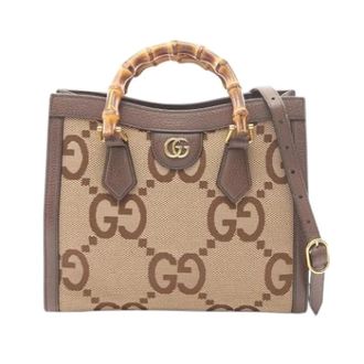 Gucci Pre-owned Vintage Canvas Handbag - - Pre-owned - Damen - Beige - ONE SIZE
