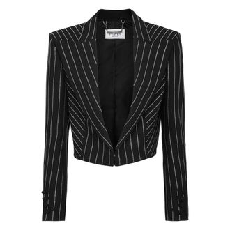 Philipp Plein Femme, Vestes, Noir, Taille: 42 FR Cady Bolero