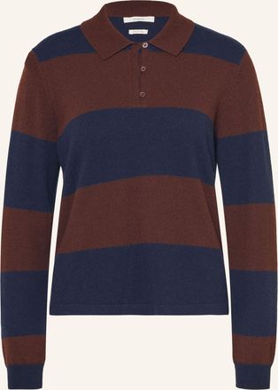 Yerse Yerse Strick-Poloshirt Nora blau