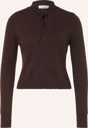 Rich & Royal Pullover Mit Cashmere Und Schluppe braun