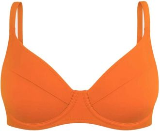 Vilebrequin Femme, Maillots de bain, Orange, Taille: 36 FR Underwire Bikini Top Solid
