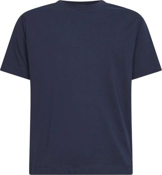 Dries Van Noten Homme, Tops, Bleu, Taille: XL Jersey T-Shirt