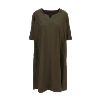 Fay Midikleid mit V-Ausschnitt - - Dresses - Damen - Gr&uuml;n - L