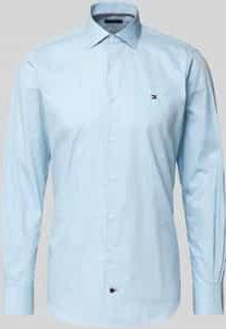 Tommy Hilfiger Tailored Slim Fit Businesshemd aus reiner Baumwoll-Popeline