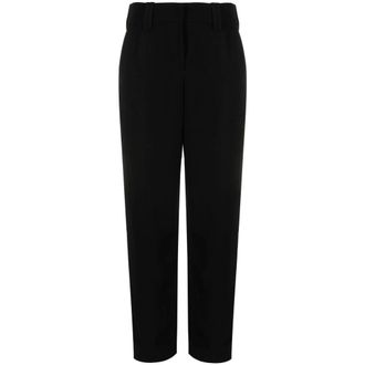 Balmain Crepe Carrot Pants - - Trousers - Damen - Schwarzk - M