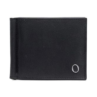 Orciani Schwarzes Leder Bi-Fold Brieftasche - - Accessories - Herren - Schwarzk - ONE SIZE