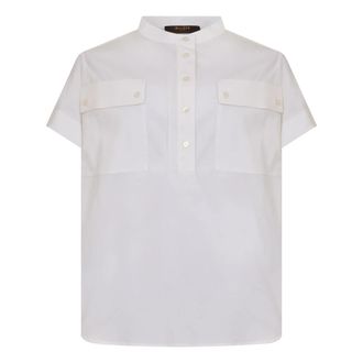 Moorer Kiki Bluse - - Blouses & Shirts - Damen - Wei&szlig; - S