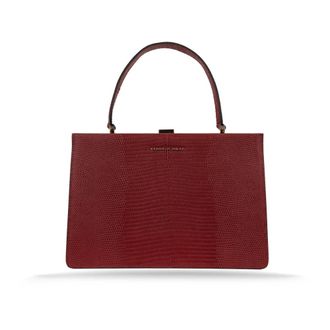 Tosca Blu Femme, Sacs, Rouge, Taille: ONE Size Sac à main en simili cuir pour femme avec fermeture éclair