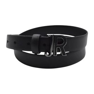 John Richmond Logo Schnallen G&uuml;rtel - - Accessories - Damen - Schwarzk - 95 CM