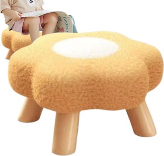 Generico Dekorativer Blumenhocker - elegante Sitzm&ouml;bel, kompakte Fu&szlig;st&uuml;tze | Innenschlafzimmer, Schlafzimmer, Wohnzimmer, Kindergarten, Universit&auml;t, Spielzimme