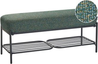Beliani Schuhbank TRUCKEE Stoff Bunt