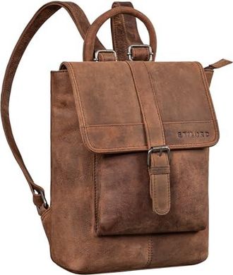 STILORD Agnes Sac &agrave; dos pour dames petit Sac &agrave; dos &eacute;l&eacute;gant dames cuir Vintage Sac a dos ville petit sac &agrave; dos cuir Daypack travail Voyage Cuir v&eacute;ritable, Coul