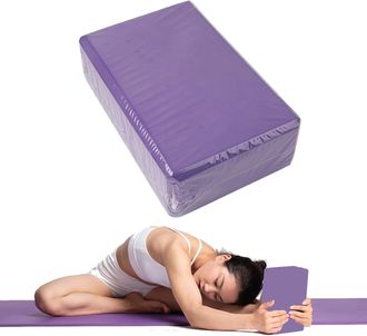 Generico Pilatesblock - tragbares Fitness-Zubeh&ouml;r aus EVA, leichte Keile f&uuml;r Stretching, f&uuml;r Frauen, Erwachsene, Anf&auml;nger, Meditation, Stretching, Fitness