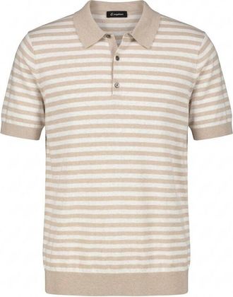 Engelhorn Herren Strickpolo mit Leinen PEDRO S