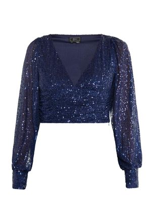 Faina Langarmshirt Damen Marine