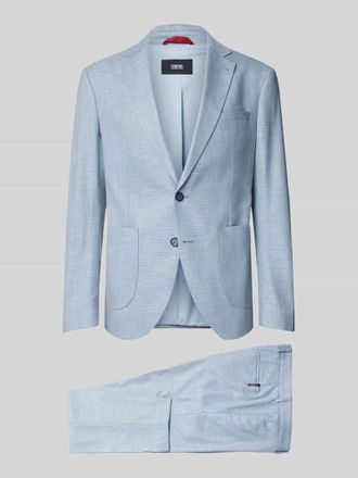 Cinque Slim Fit Anzug mit Strukturmuster