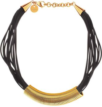 Elixa EL126-2543 Damen-Halskette mit Edelstahl vergoldet 50 cm