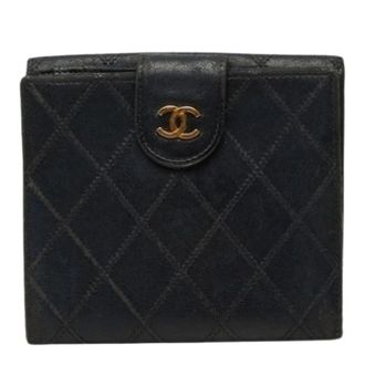 Chanel Pre-owned Vintage Wallet (bi-fold) - - Pre-owned - Damen - Schwarzk - ONE SIZE