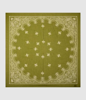 Destin Foulard Carr&eacute; Pistacchio