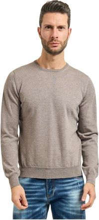 Gran Sasso Homme, Pulls, Gris, Taille: 4XL Pull ras du cou