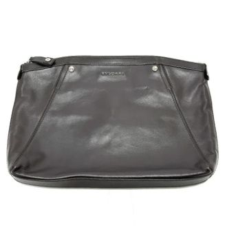 Bulgari Pre-owned Leder clutches - - Pre-owned - Herren - Braun - ONE SIZE