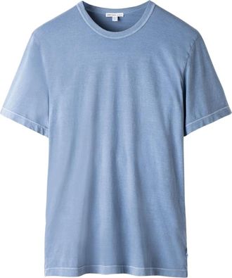 James Perse Homme, Tops, Bleu, Taille: M T-shirt &agrave; Manches Courtes et Col Rond