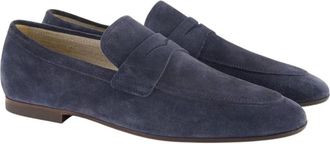 Tod's Homme, Chaussures, Bleu, Taille: 42 1/2 EU Mocassin en daim