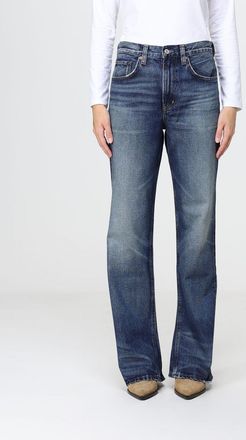 A Gold E Ausgestellte 5-Pocket-Jeans Kick von mit hoher Taille aus Baumwolldenim