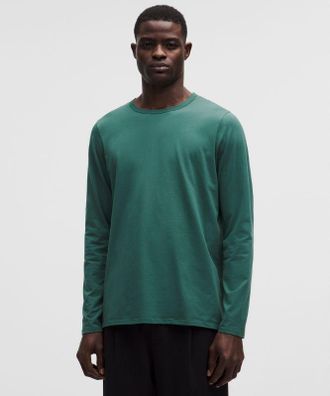 lululemon Haut manches longues coupe classique en coton biologique pour Hommes - Taille 2XL