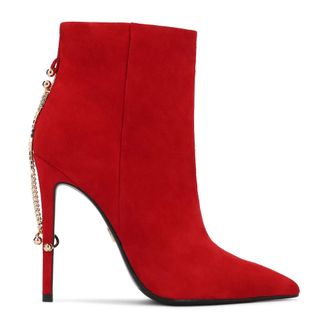 Kazar Femme, Chaussures, Rouge, Taille: 41 EU Bottines &agrave; talon cha&icirc;ne