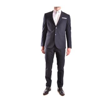 Daniele Alessandrini Einreihiges Anzugset - - Suits - Herren - Blau - XL