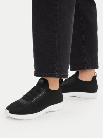 Tommy Hilfiger Sneakers Th Knit Extralight Runner FW0FW09112 Schwarz