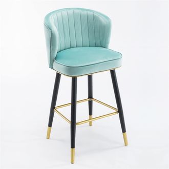 Generic Barhocker, K&uuml;cheninselst&uuml;hle, hohe Barhocker mit R&uuml;ckenlehne, Metallsitz f&uuml;r Bars und K&uuml;chen/65 cm