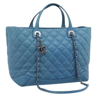 Chanel unisex, Pre-owned, Bleu, Taille: ONE Size Sac bandouli&egrave;re vintage doccasion