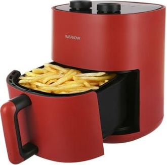 KASANOVA Hei&szlig;luftfritteuse LT4.5 W1400 ROT