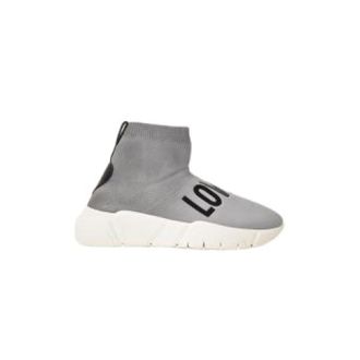 Moschino Stylische Sneaker f&uuml;r Frauen - - Shoes - Damen - Grau - 38 EU