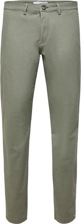 Selected Herren Chino Hose SLHSLIM-New Miles - Slim Fit Blau Grau Gr&uuml;n, Gr&ouml;&szlig;e:28W / 32L, Farbvariante:Vetiver 16087663