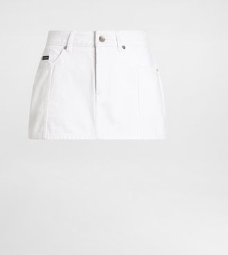 Dolce & Gabbana Minirock Aus Denim - Frau Denim Mehrfarbig 42