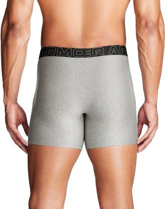 Under Armour Performance Tech Boxerjock (15 cm) im 3er-Pack f&uuml;r Herren Stahl Full Heather / Castlerock Full Heather / Castlerock XXL